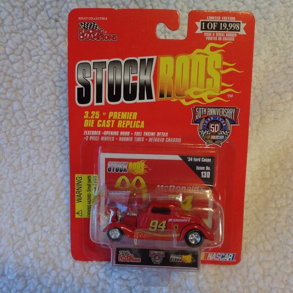 Nascar | Other | Bill Elliott 94 934 Ford Coupe Racing Champions Stock ...